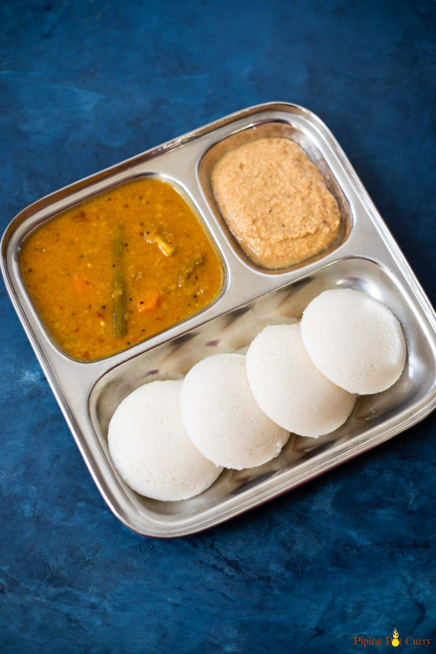 Steamed Idli (Savory Rice Cakes) - Instant Pot - Piping Pot Curry