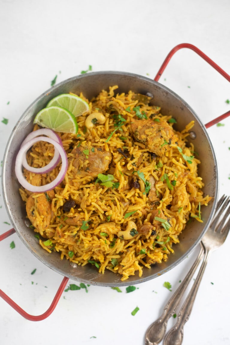 Easy Instant Pot Chicken Biryani - Piping Pot Curry