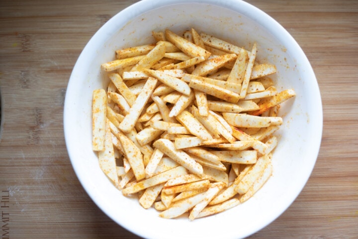 Taro Fries (Air Fryer, Oven, Stovetop) - Piping Pot Curry