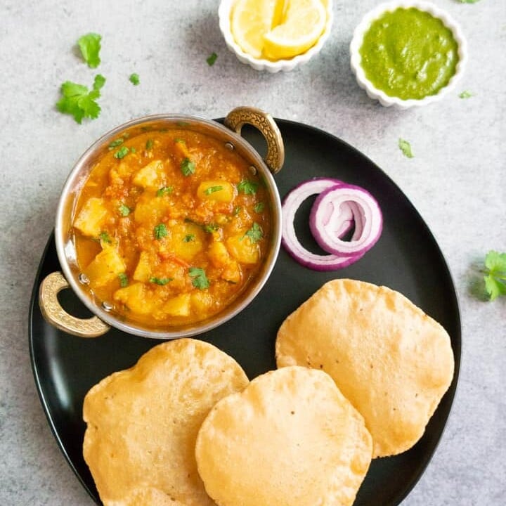 Easy Potato Masala (Batata bhaji) - Piping Pot Curry