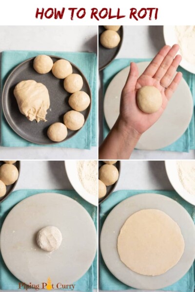 How To Make Soft Roti/Chapati? (Indian Flatbread)+Video - Piping Pot Curry