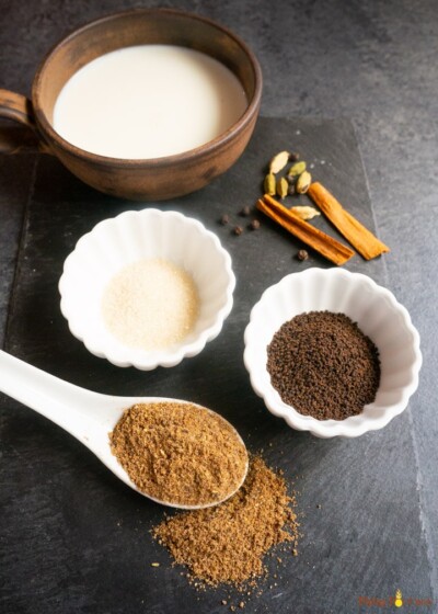 Indian Masala Chai (Spiced Milk Tea) - Piping Pot Curry