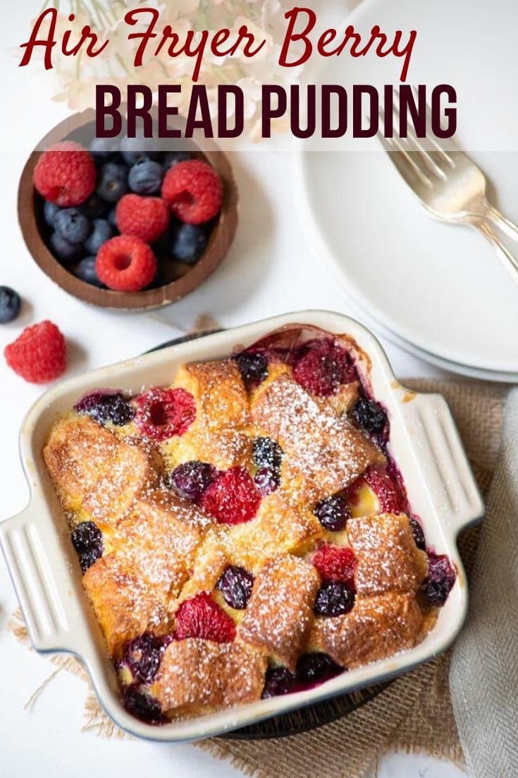 Very Berry Bread Pudding - Piping Pot Curry