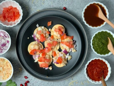 Easy Sev Puri (Indian Street Food) - Piping Pot Curry
