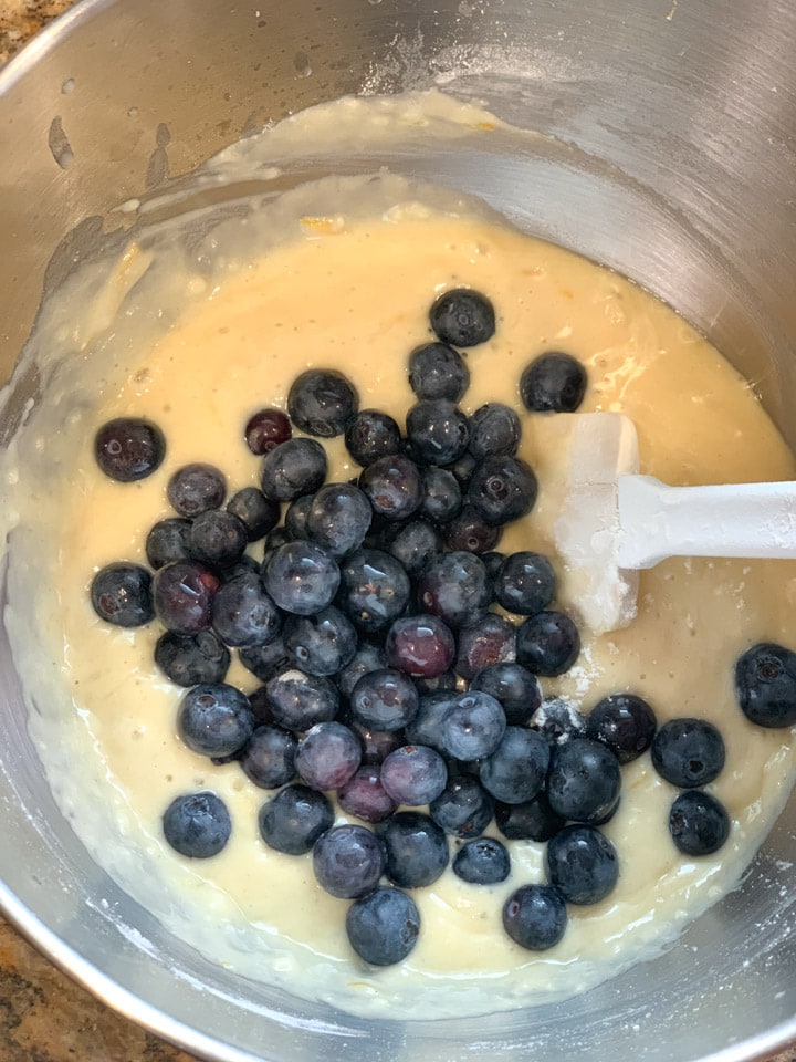 Easy Lemon Blueberry Muffins - Piping Pot Curry