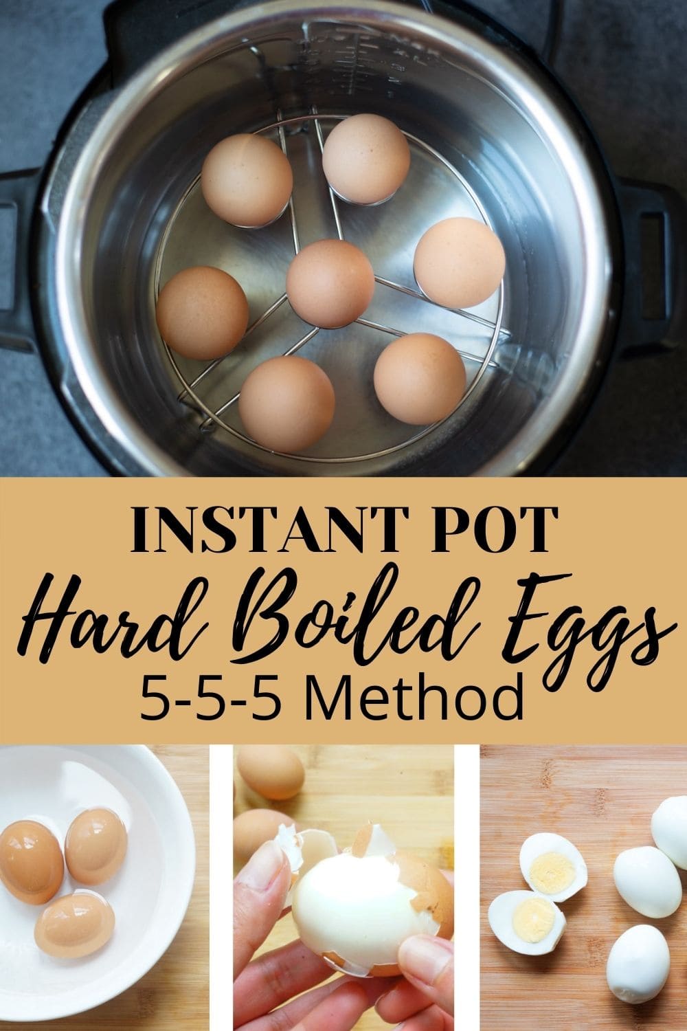 Easy Peel Instant Pot Hard Boiled Eggs 5 5 5 Method Piping Pot Curry