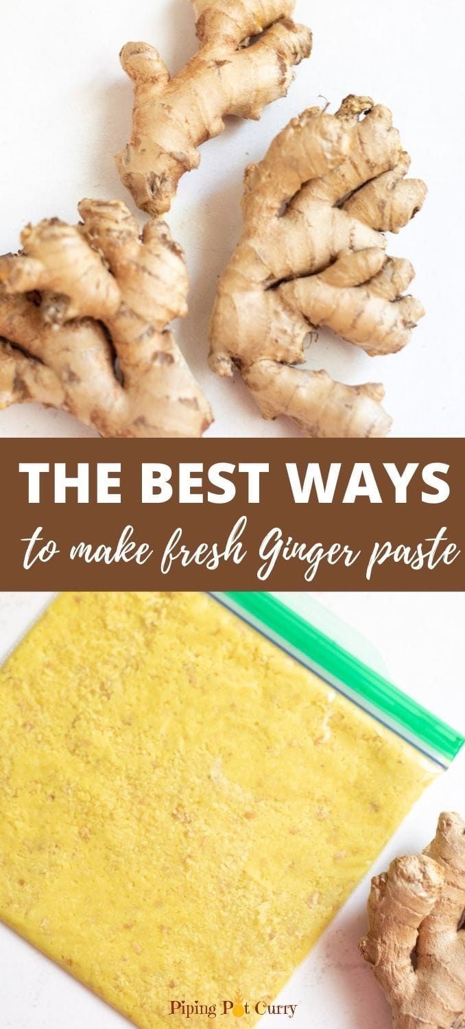 How to make Ginger Paste? - Piping Pot Curry
