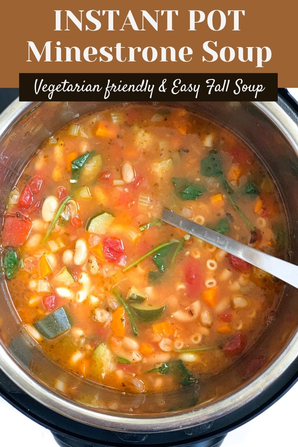 Instant Pot Minestrone Soup - Piping Pot Curry