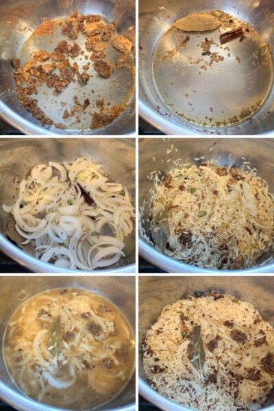 Wadi Chawal (Punjabi Wadi Rice) - Piping Pot Curry