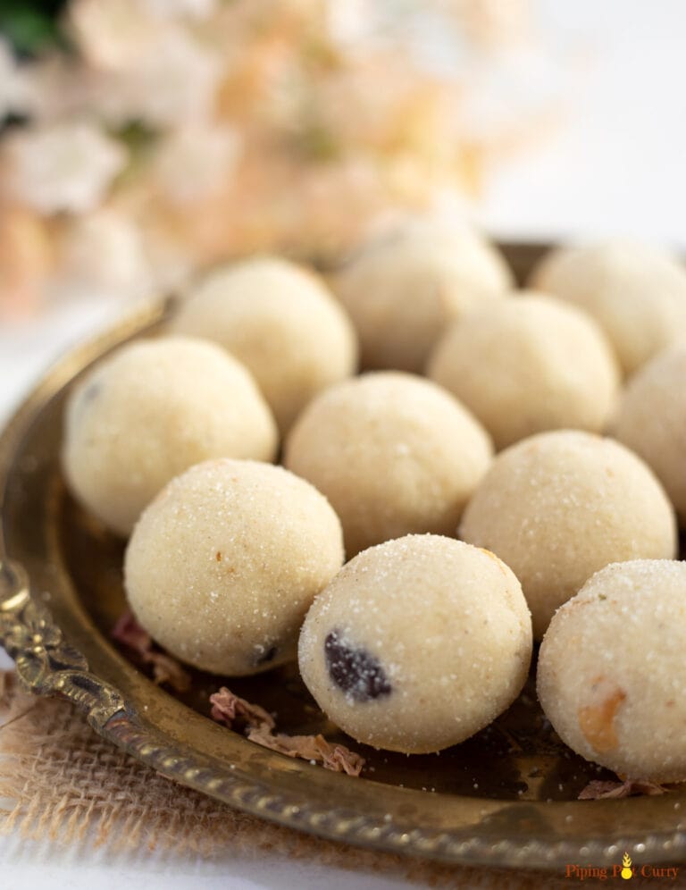 Easy Rava Ladoo (Suji Ladoo) - Piping Pot Curry