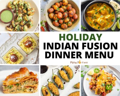 Indian Fusion Dinner Menu - Piping Pot Curry