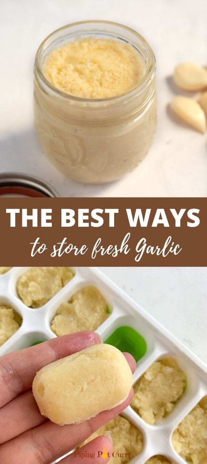 How to make Garlic Paste? - Piping Pot Curry