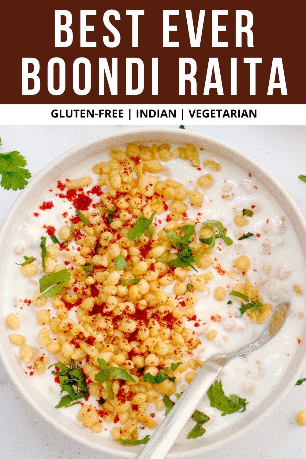 Easy Boondi Raita (Dahi Boondi) - Piping Pot Curry