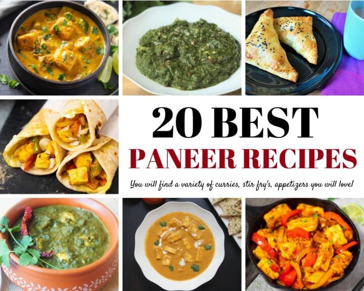 20+ Best Paneer Recipes You Must Try - Piping Pot Curry