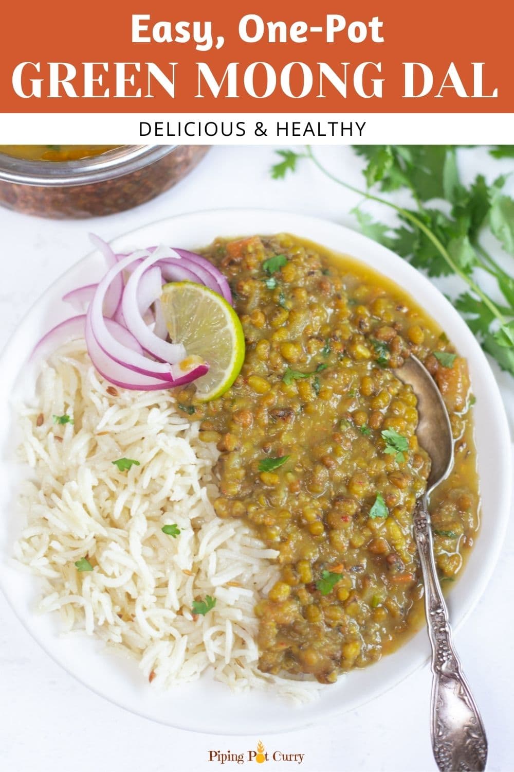 Green Moong Dal / Mung Bean Curry - Instant Pot & Stovetop - Piping Pot ...