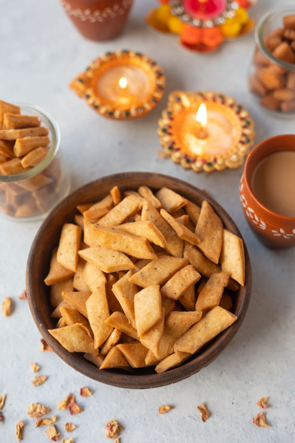 Easy Namak Para - Piping Pot Curry