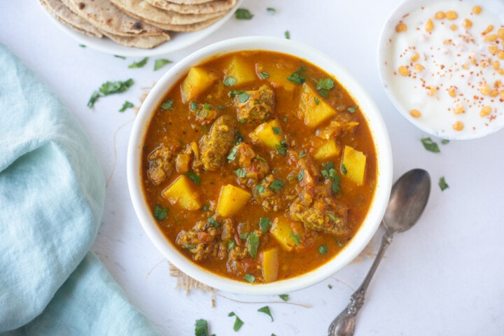 Aloo Wadiyan - Piping Pot Curry