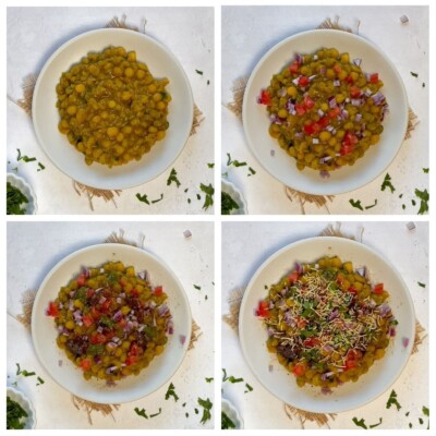 Easy Ragda Chaat (Matar Chaat) - Piping Pot Curry