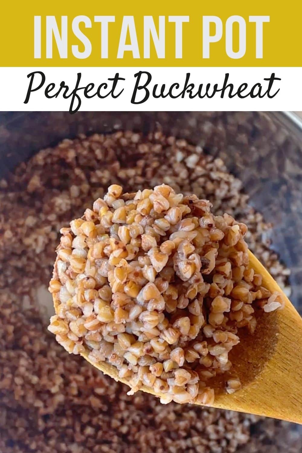 Perfect Instant Pot Buckwheat - Piping Pot Curry