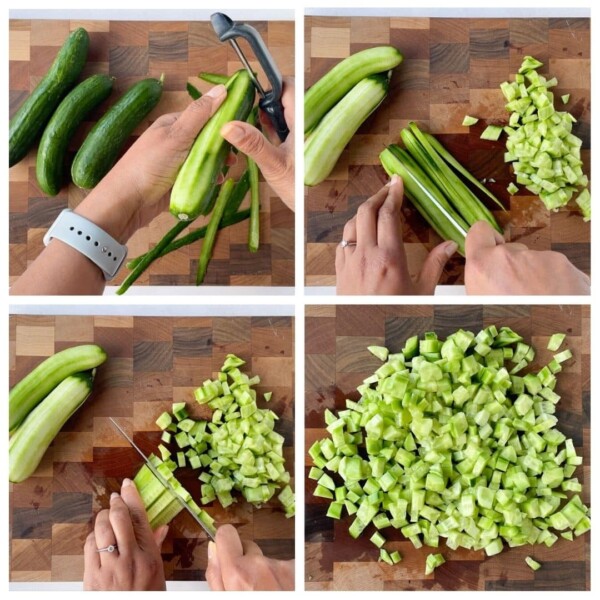 Kakdi Koshimbir (Spicy Indian Cucumber Salad) - Piping Pot Curry