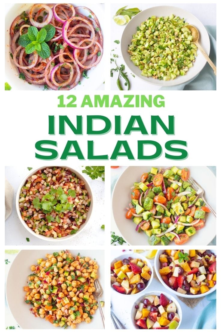 12 Amazing Indian Salad Recipes - Piping Pot Curry