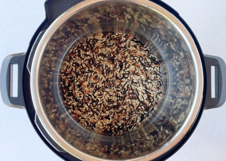 Instant Pot Wild Rice Blend - Piping Pot Curry