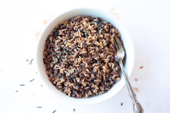 Instant Pot Wild Rice Blend - Piping Pot Curry
