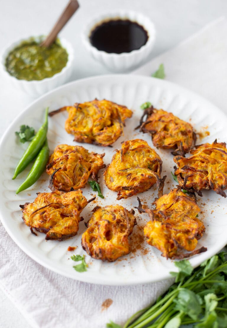 Air Fryer Pakora - Piping Pot Curry