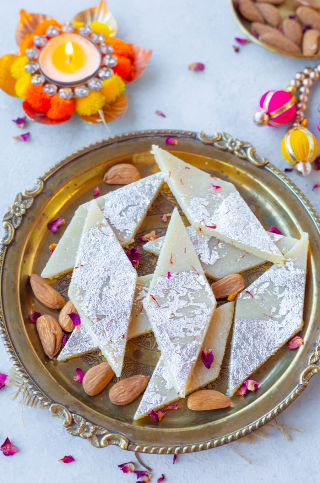 Badam Katli (with almond flour) - Piping Pot Curry