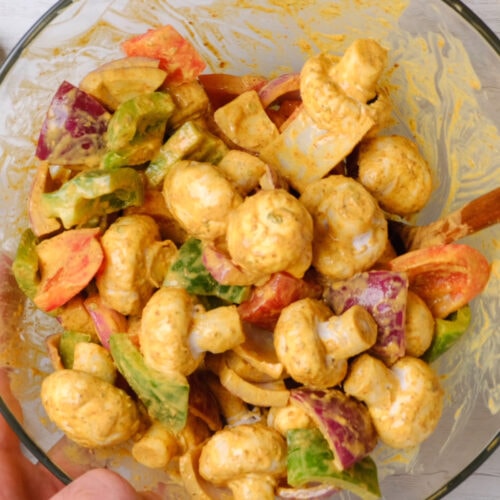 Tandoori Mushroom Tikka - Piping Pot Curry