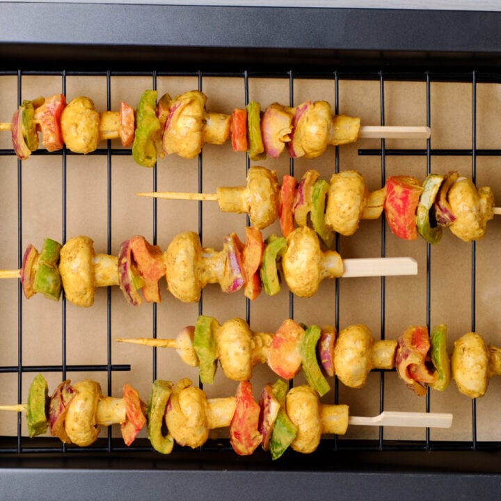 Tandoori Mushroom Tikka - Piping Pot Curry