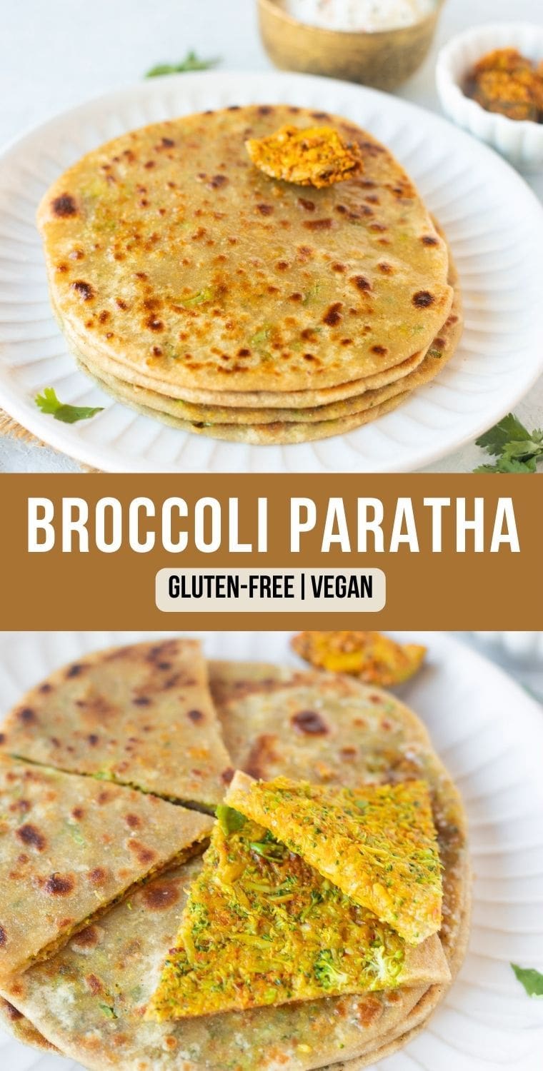 Broccoli Paratha - Piping Pot Curry