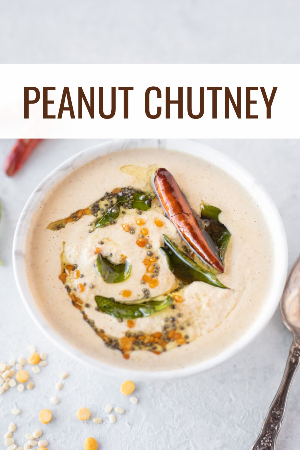 Peanut Chutney - Piping Pot Curry