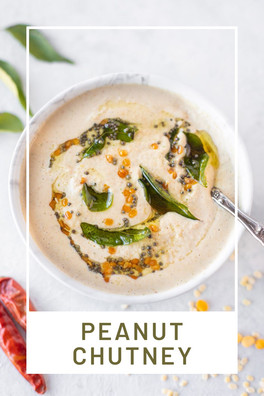 Peanut Chutney - Piping Pot Curry