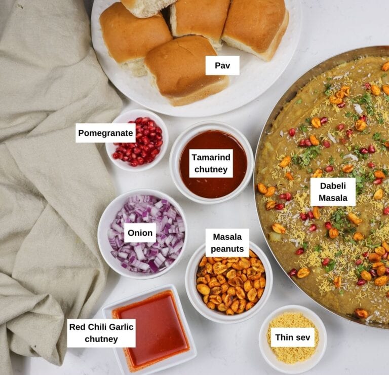 Kutchi Dabeli (Authentic Street Style Recipe) - Piping Pot Curry