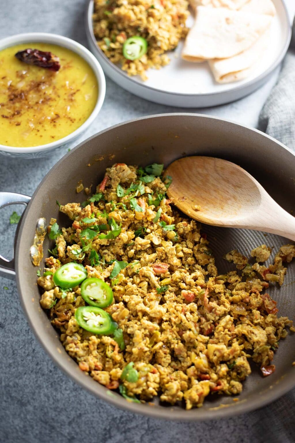 Perfect Egg Bhurji (Spiced Indian Scrambled Eggs) - Piping Pot Curry