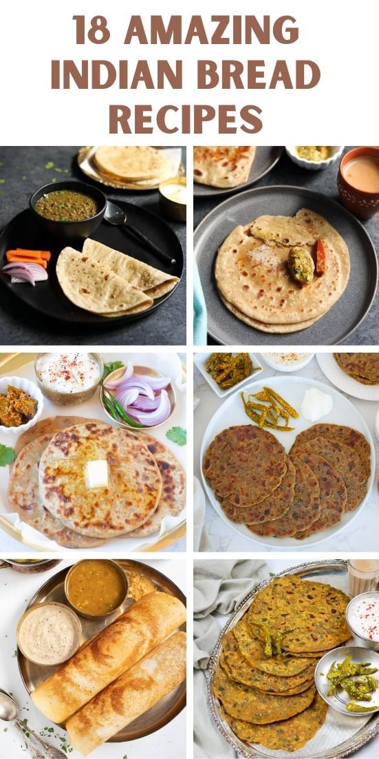 18 Amazing Indian Bread Recipes To Try Today - Piping Pot Curry