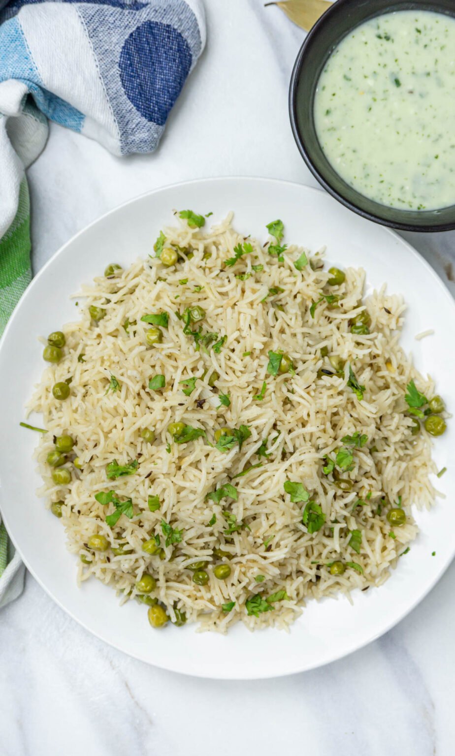 Peas Pulao (Matar Pulao) - Piping Pot Curry