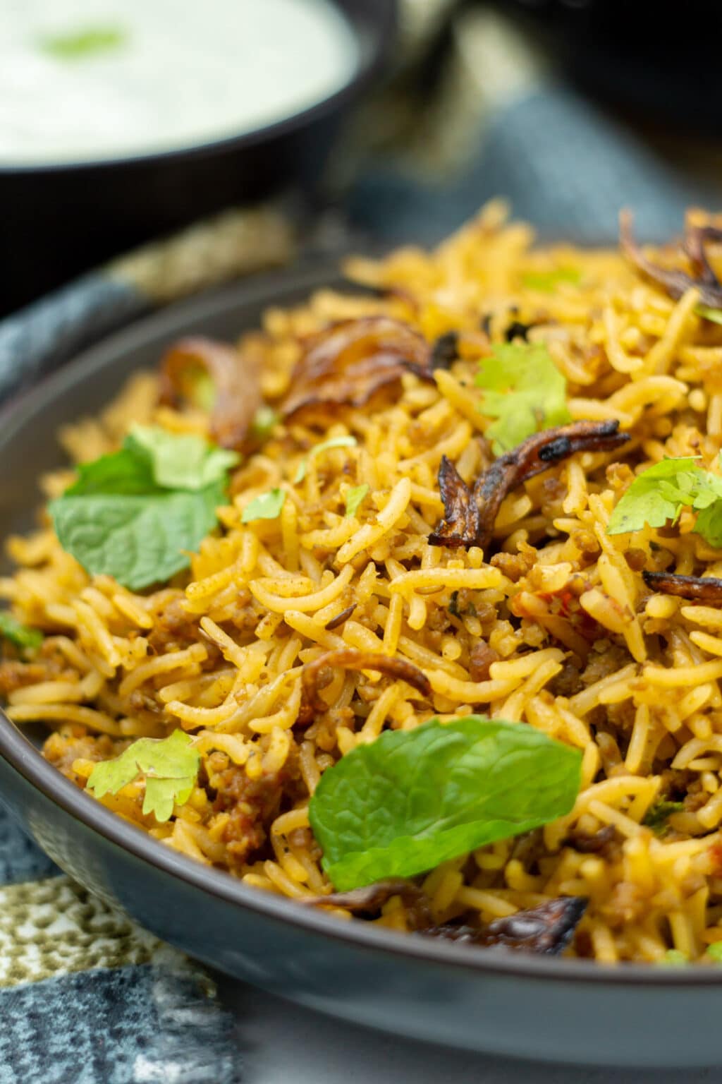 Keema Rice (One-pot Keema Biryani) - Piping Pot Curry