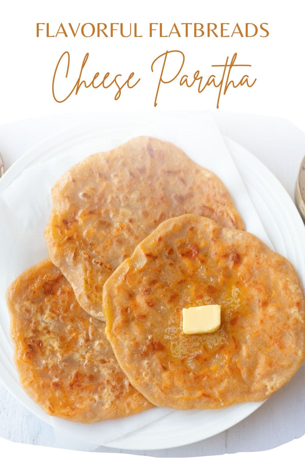 Cheese Paratha - Piping Pot Curry