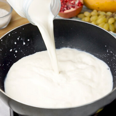 Fruit Custard (Easy Indian Dessert) - Piping Pot Curry