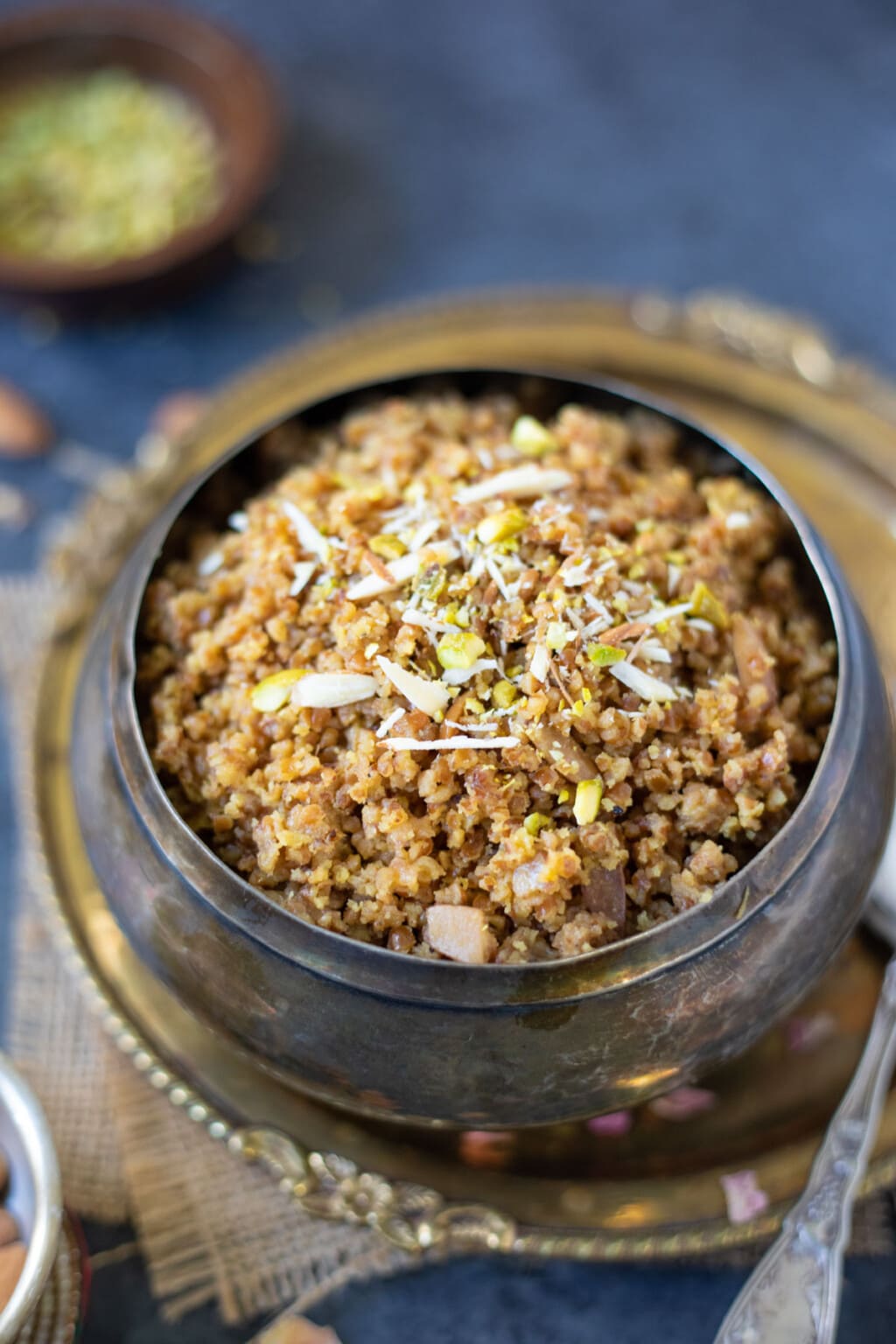 Easy One-pot Lapsi (Gujarati Fada Lapsi) - Piping Pot Curry