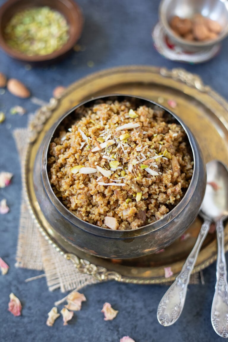 Easy One-pot Lapsi (Gujarati Fada Lapsi) - Piping Pot Curry