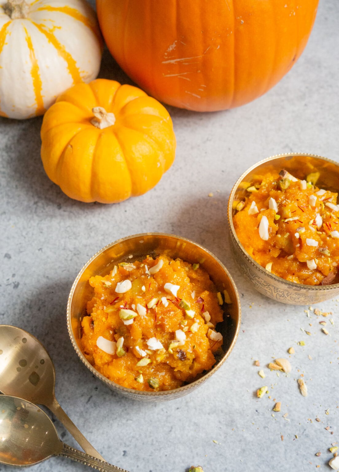 Coconut Pumpkin Halwa (Kaddu ka Halwa) - Piping Pot Curry