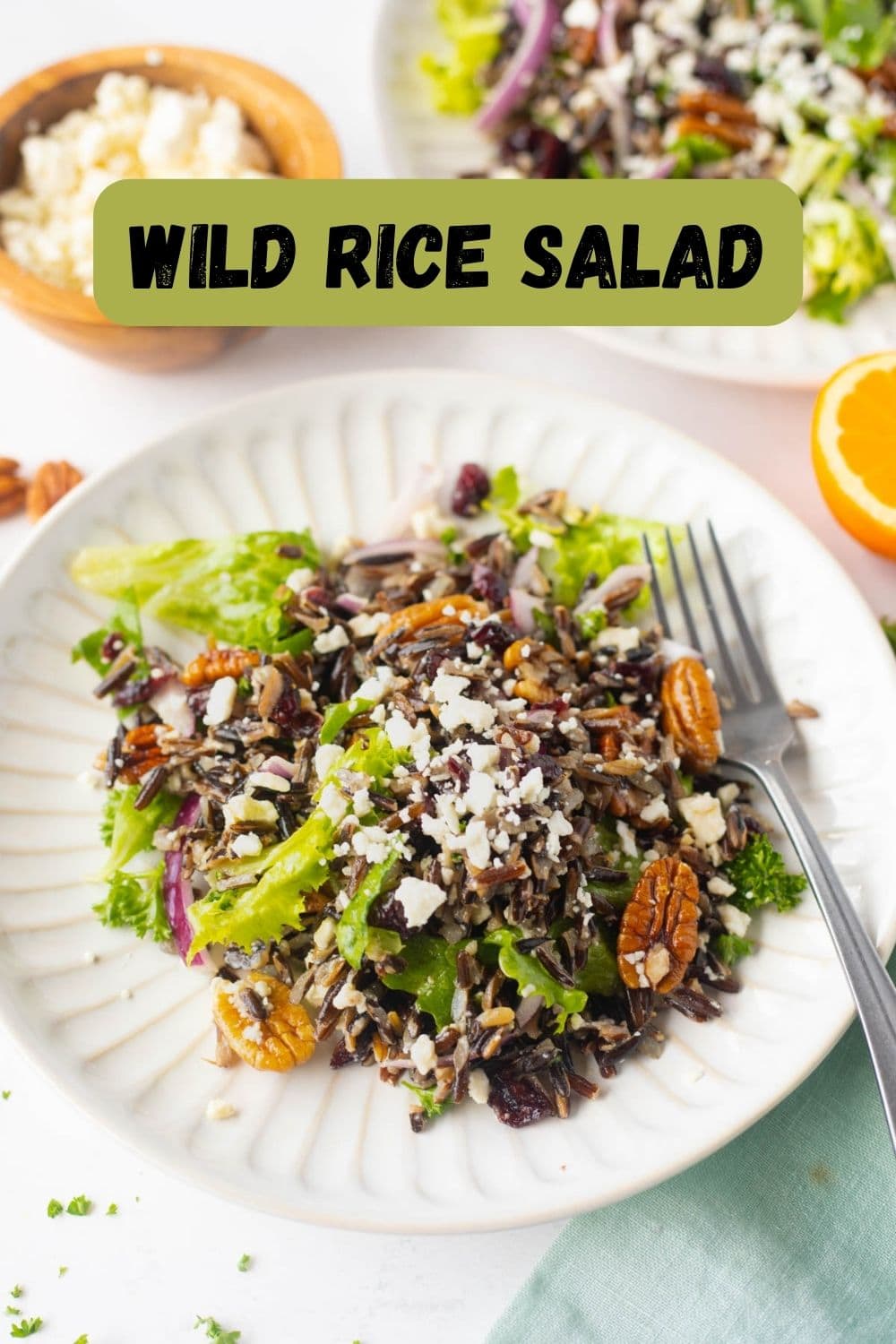 The Best Wild Rice Salad - Piping Pot Curry