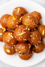 Gulab Jamun (Indian Dessert Balls) - Piping Pot Curry