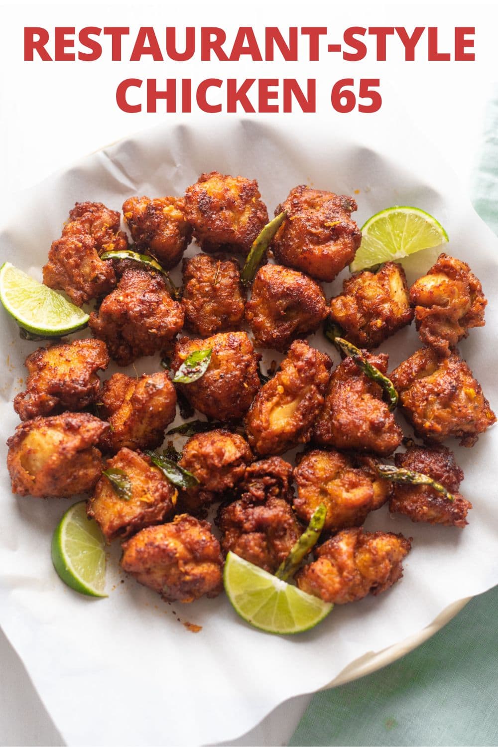 Restaurant-Style Chicken 65 - Piping Pot Curry