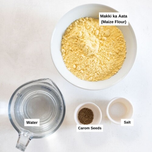 Makki ki Roti (Punjabi Cornmeal Flatbread) - Piping Pot Curry