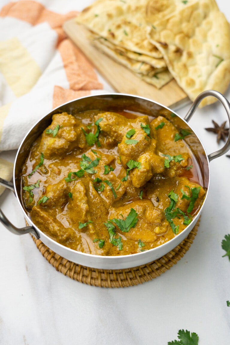 Restaurant-Style Mughlai Chicken Zafrani - Piping Pot Curry