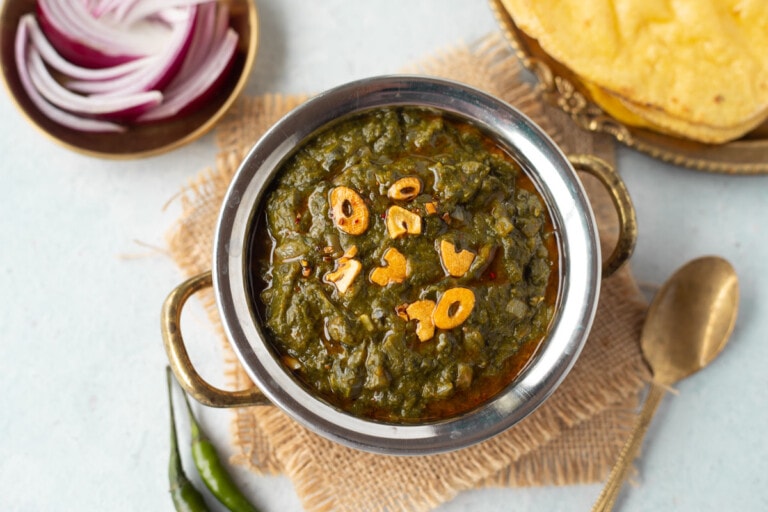 Sarson ka Saag (Authentic Punjabi Saag Recipe) - Piping Pot Curry
